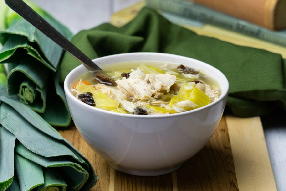 Tasty Scottish Cock-a-Leekie Soup Recipe - Scottish Scran