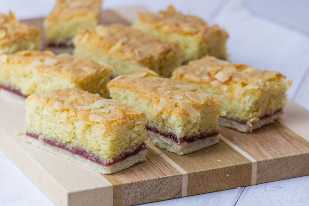 Simple Almond Slice Recipe - Scottish Scran