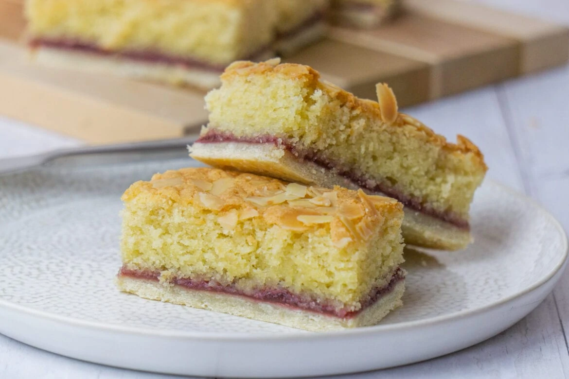 Simple Almond Slice Recipe - Scottish Scran