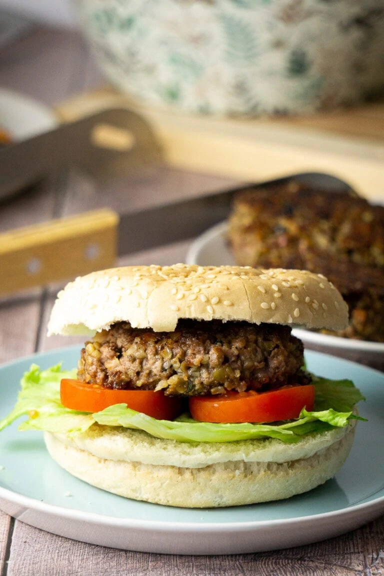 Super Easy Haggis Burger Recipe - Scottish Scran
