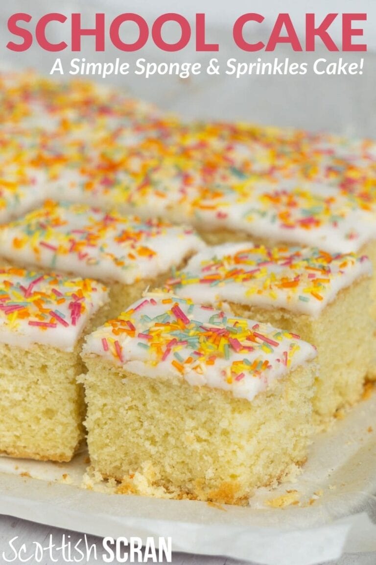 Old School Cake Recipe - A Nostalgic Classic! - Scottish Scran