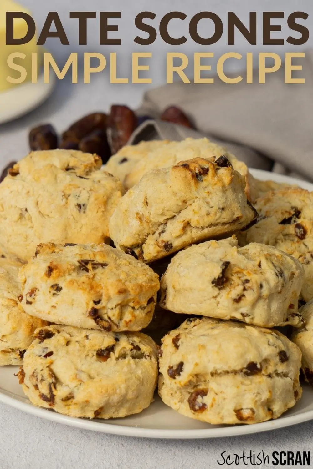 Simple Date Scone Recipe - Scottish Scran