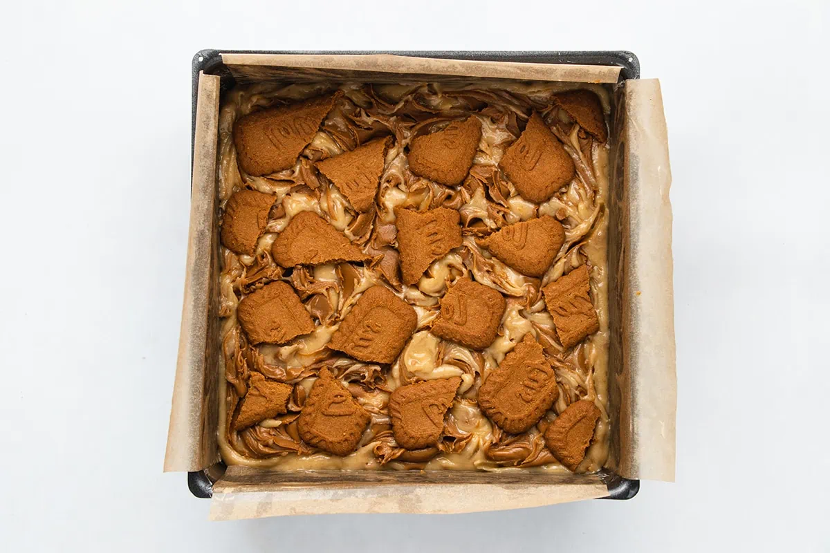 Brilliant Biscoff Blondies - Scottish Scran