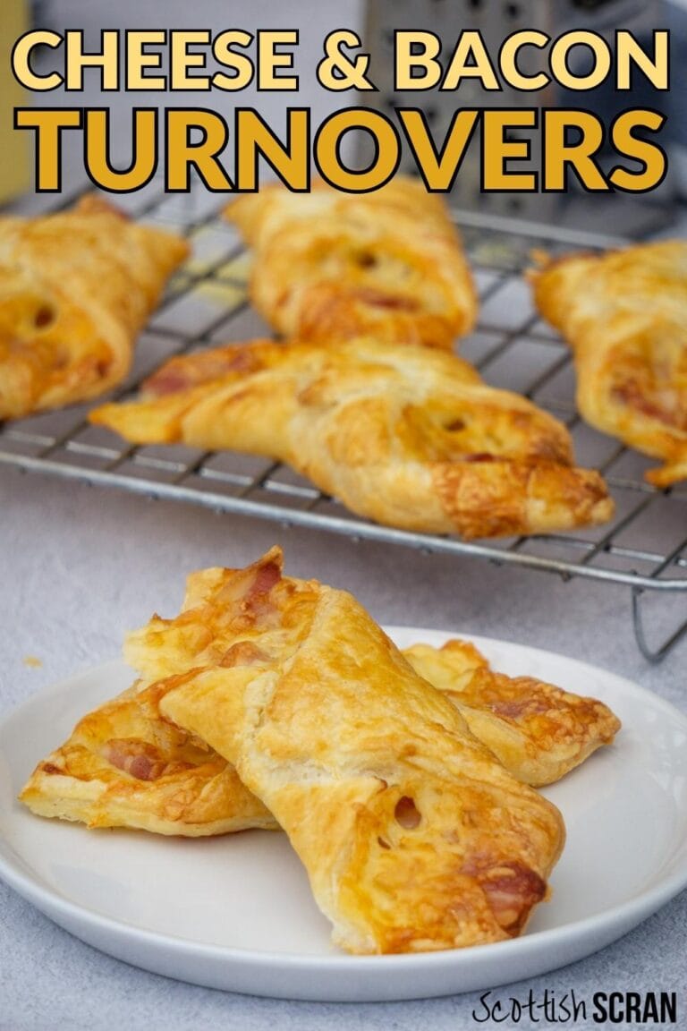 The Easiest Cheese and Bacon Turnovers Recipe - Scottish Scran