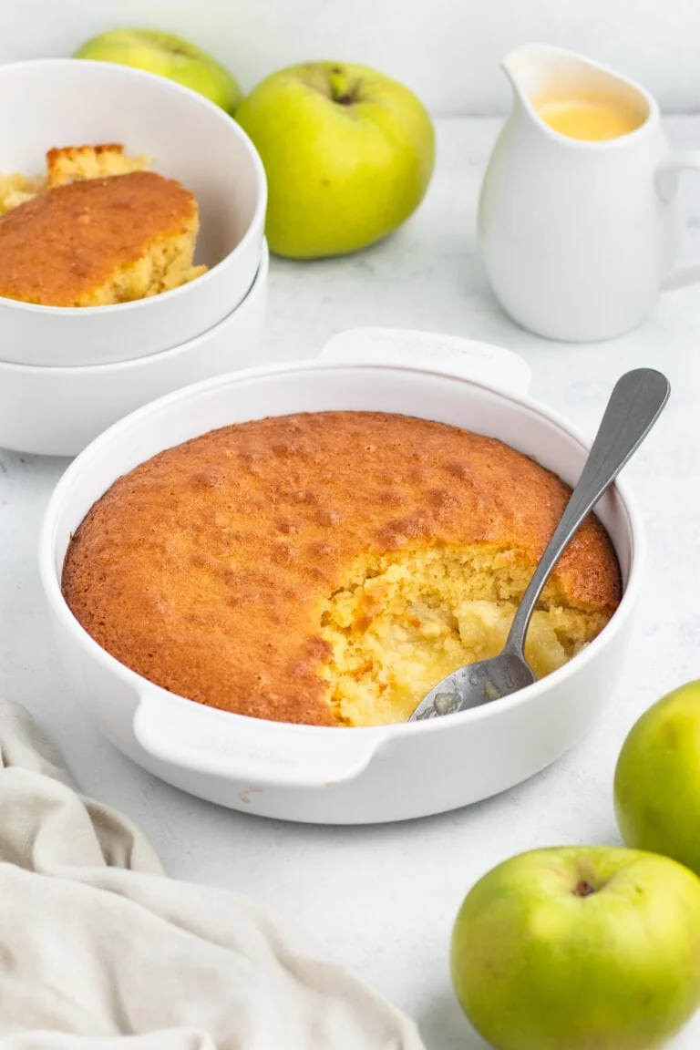 Eve's Pudding - A Simple Apple Sponge Recipe - Scottish Scran