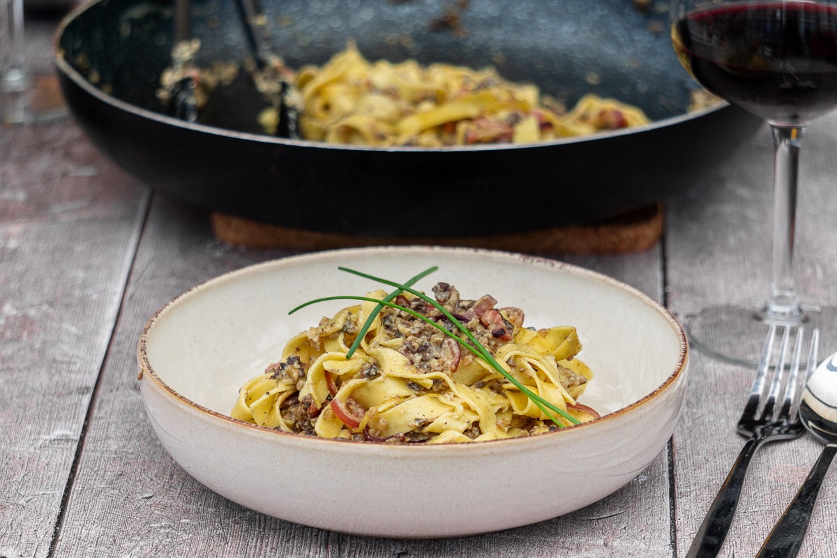 Delicious Creamy Haggis Pasta Recipe - Scottish Scran