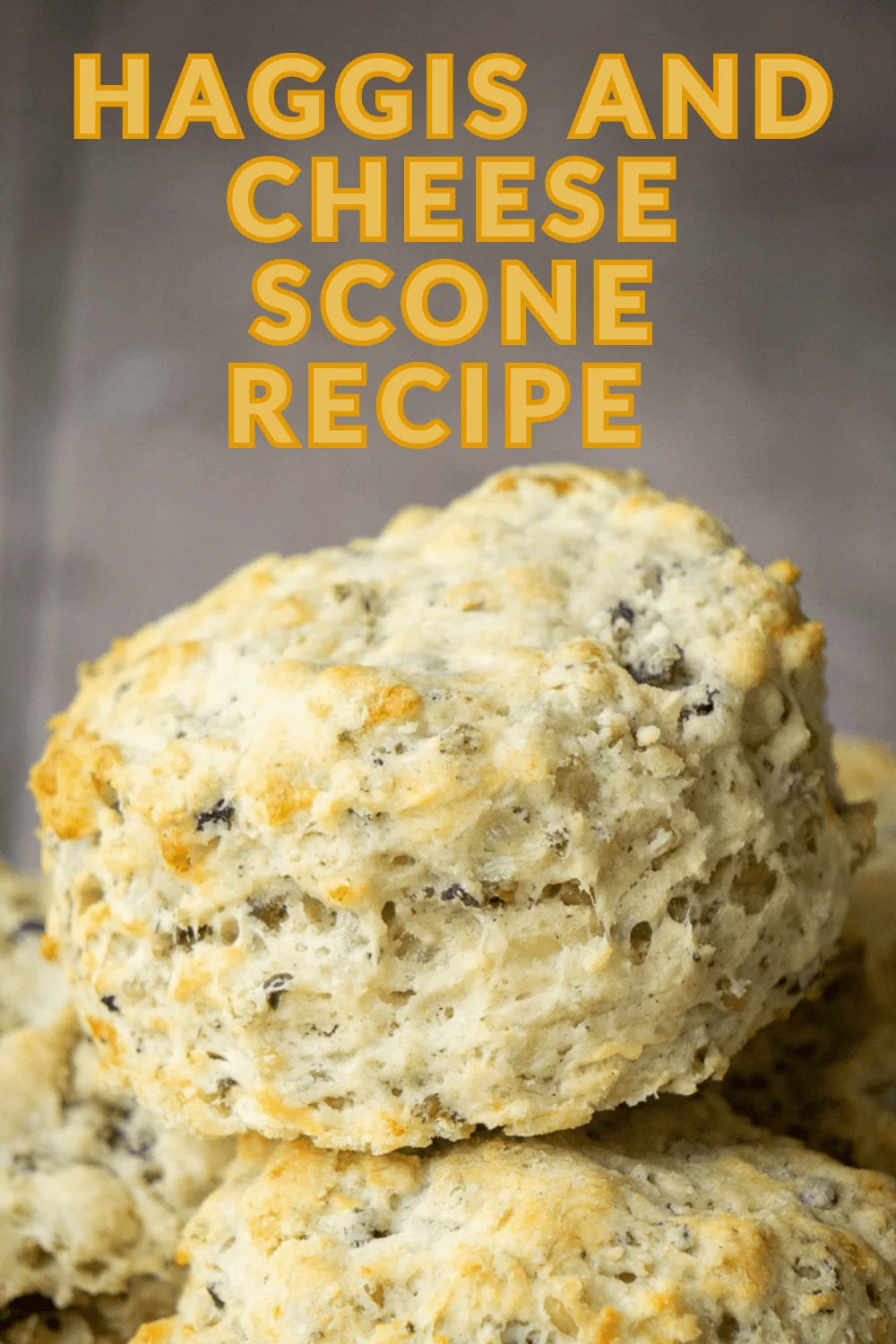 Haggis and Cheese Scones - Scottish Scran